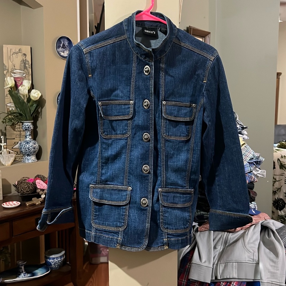 Chicos Denim Jacket - Gem